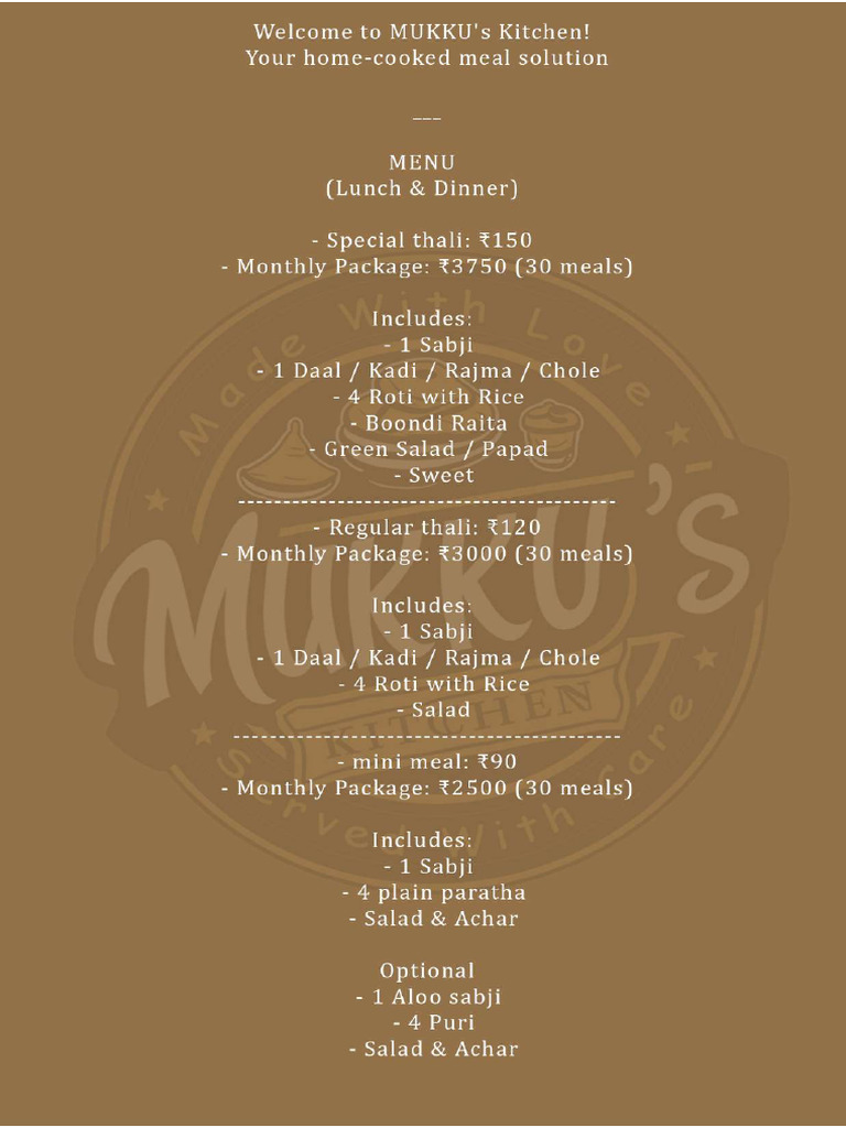 Tiffin 1 Menu Copy 2 | PDF
