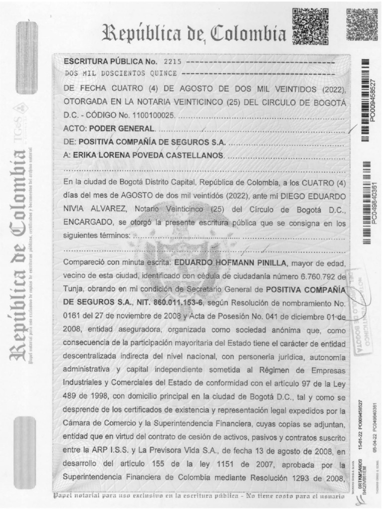 PODER ERIKA POVEDA | PDF