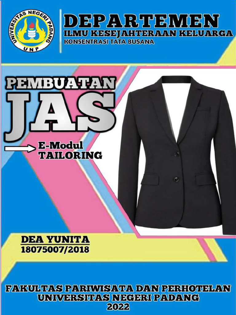 Bahan Ajar e - Modul Pembuatan Jas | PDF