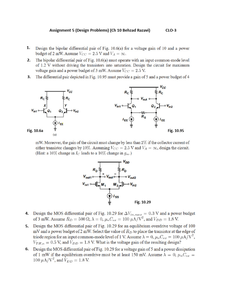 A5 - Design Problems | PDF