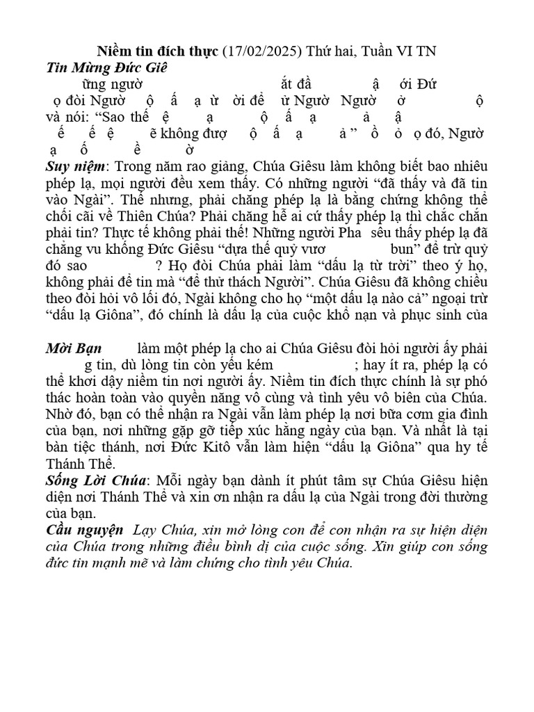 T2 - 6TN-Niềm tin đích thực | PDF