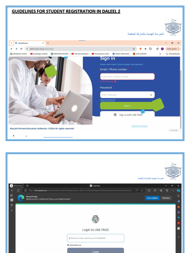 Daleel 2 Registration Guide for Schools | PDF | Software