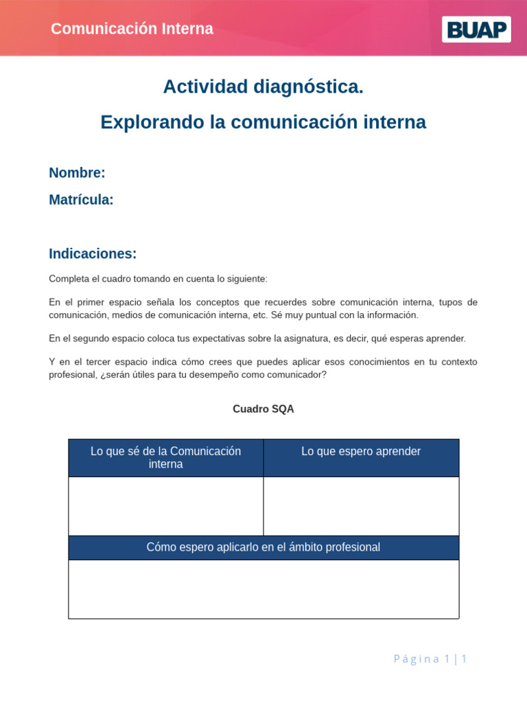 Diagnóstico de Comunicación Interna | PDF