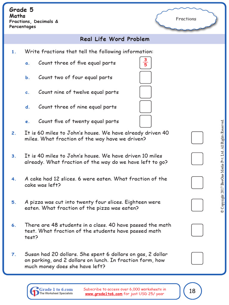 Equivalent Fractions | PDF