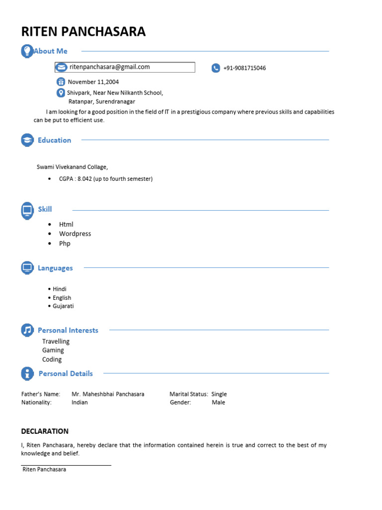 Riten Panchasara | PDF