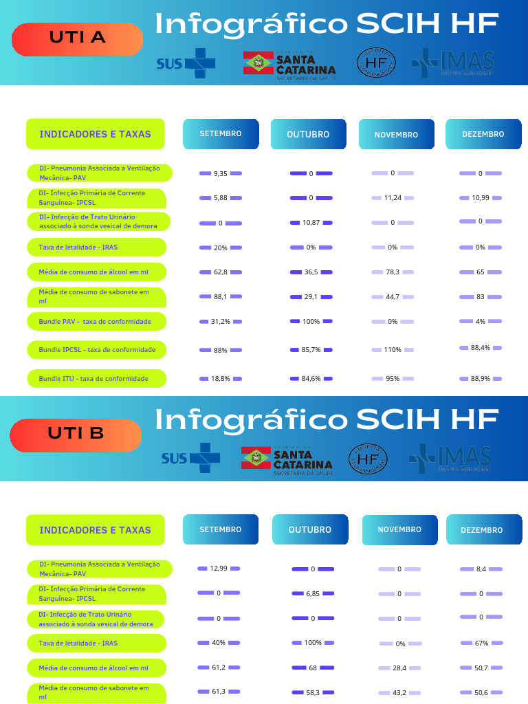 Infográfico SCIH- UTIs HF | PDF