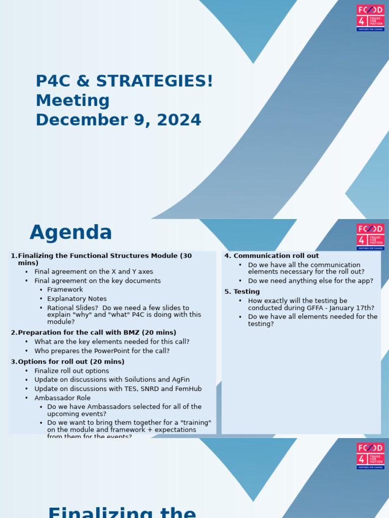 P4C and STRATEGIES! Meeting - December 9, 2024 | PDF | Economies