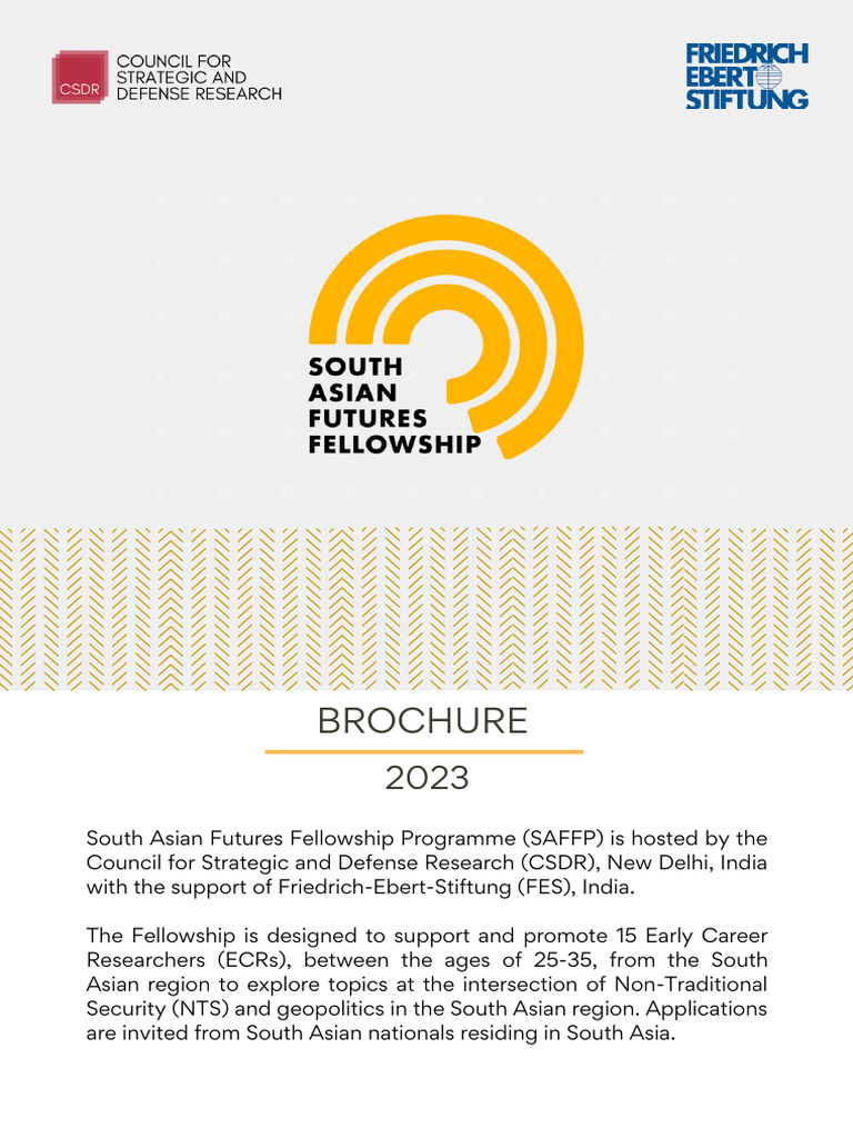 Brochure South Asian Futures Fellowship | PDF