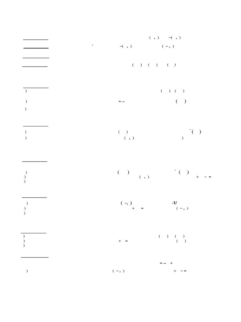 Ejercicios Geometr-Analitica 4toESO | PDF | Línea (geometría) | Ecuaciones