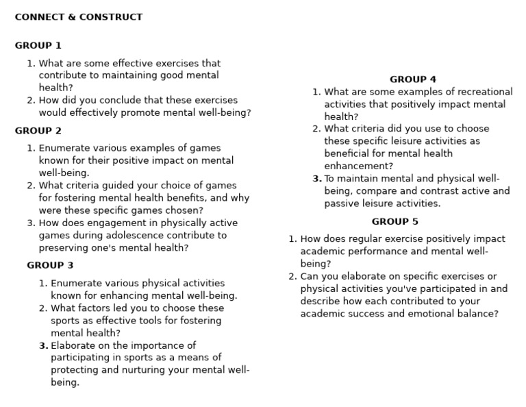 Group Activity | PDF