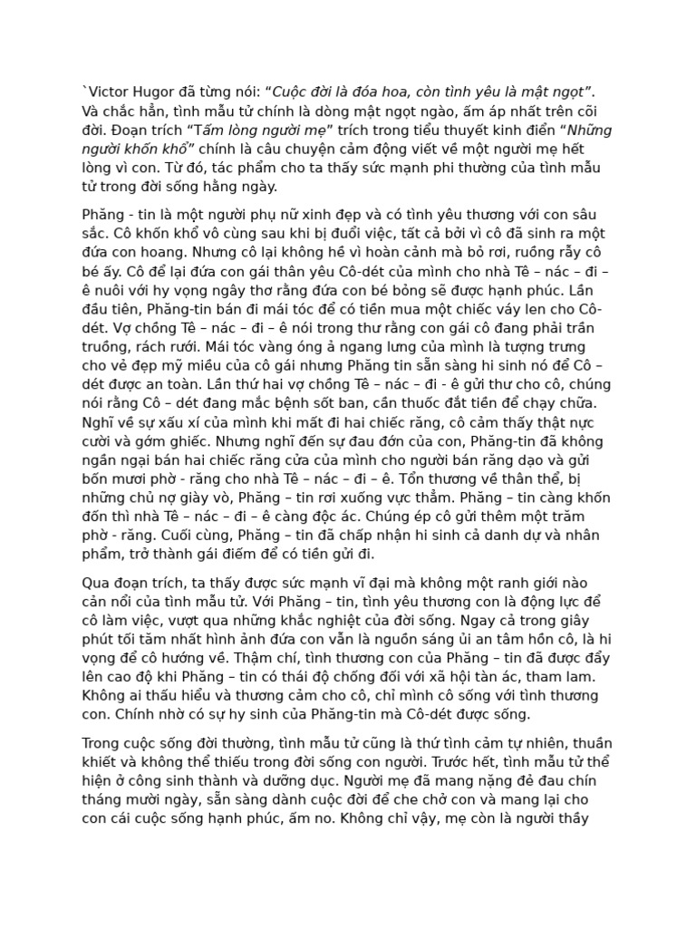 Victor Hugor Đã T NG Nói | PDF