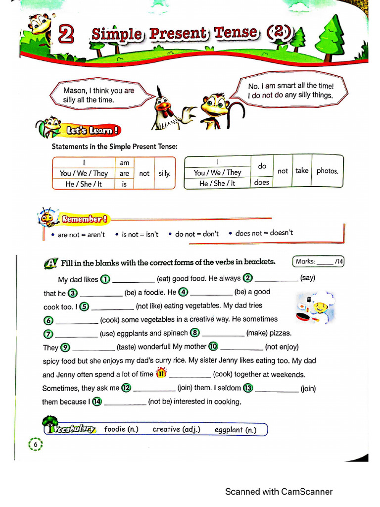 P3,4 Tenses ch2-4 Present | PDF