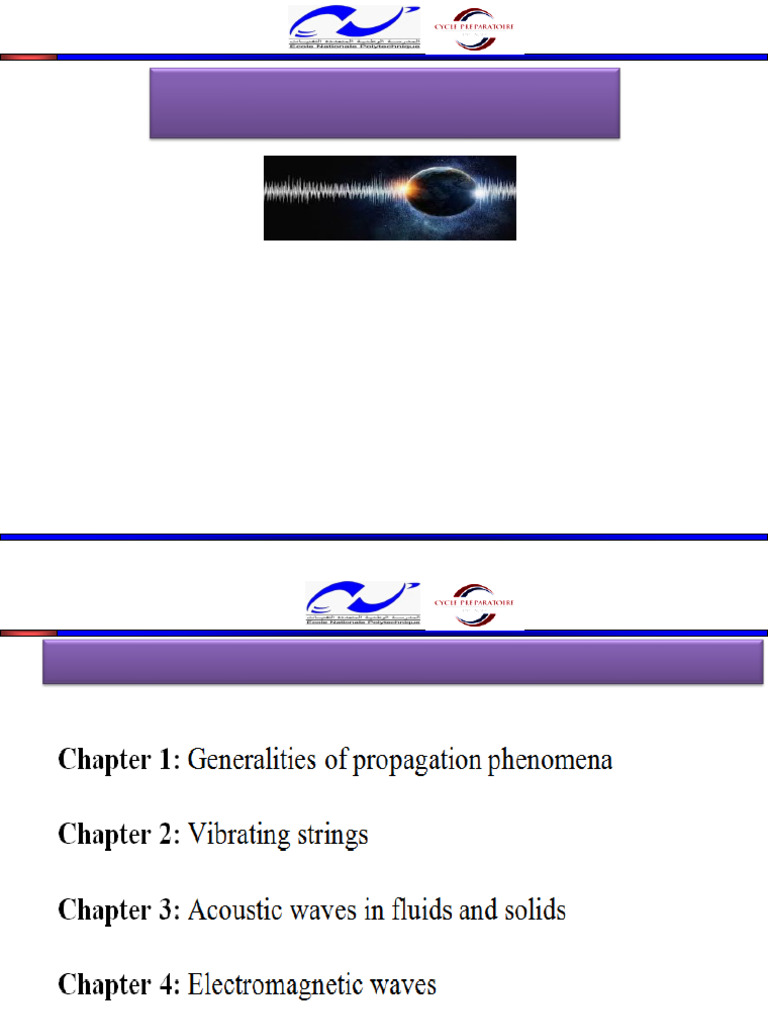 Chapter 1 Part 1 2025 Physics 4 | PDF | Waves | Frequency