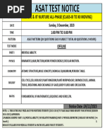 ALLEN Scholarship Admission Test (ASAT) : Syllabus & Pattern | PDF ...