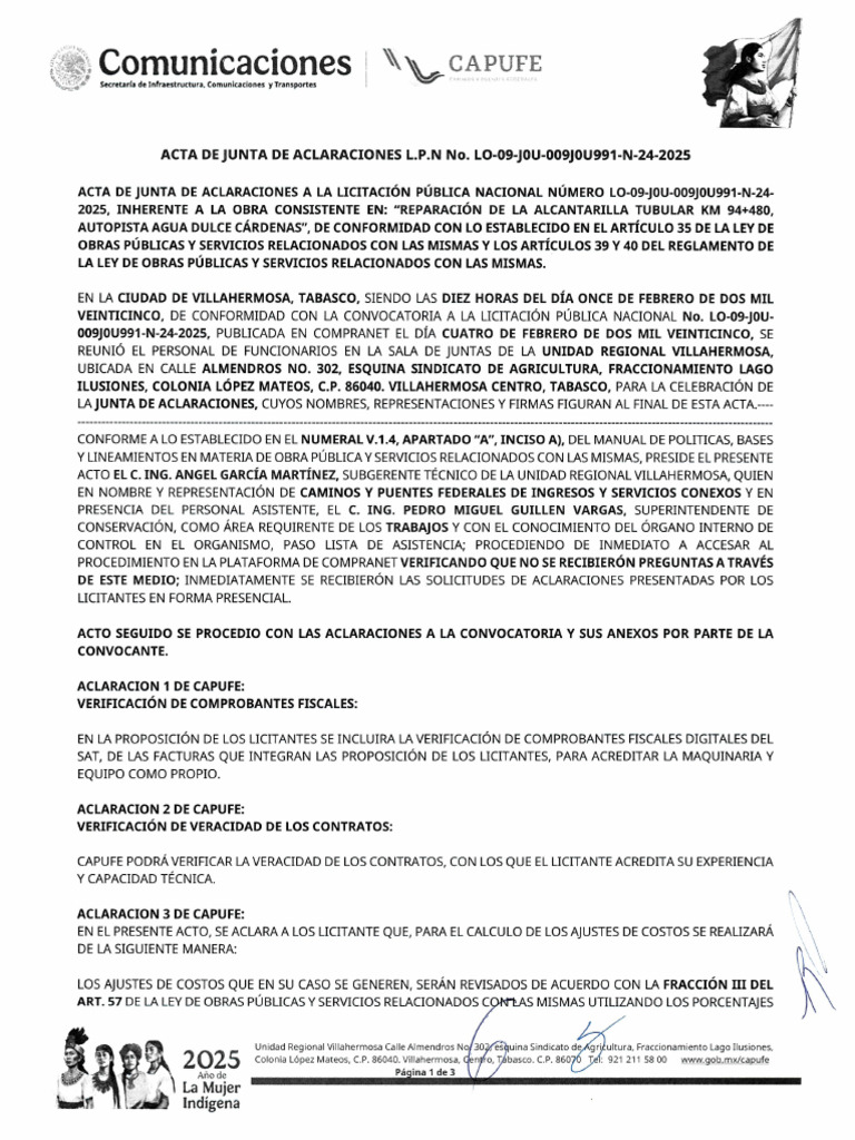 Acta Junta N24 | PDF