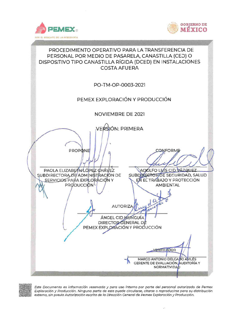 PO-TM-OP-0003-2021 Transferencia de Personal | PDF