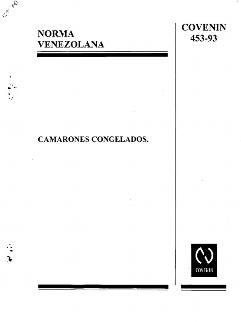 Covenin 453-1993 | PDF