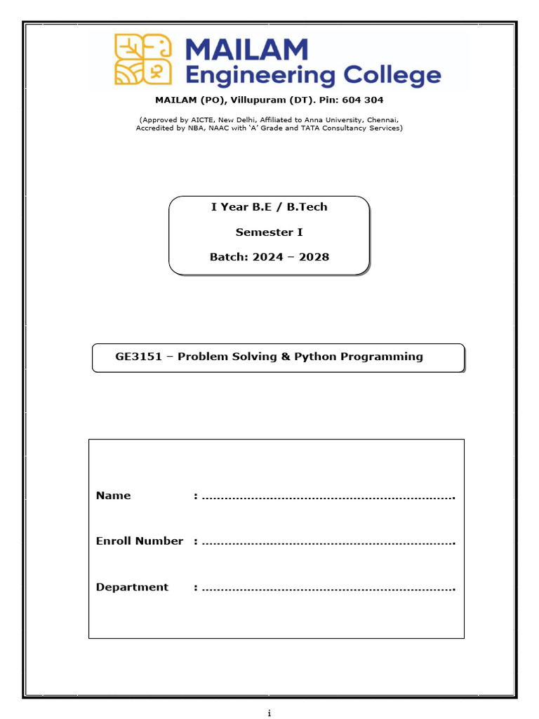 PSP Full | PDF | Control Flow | Iteration