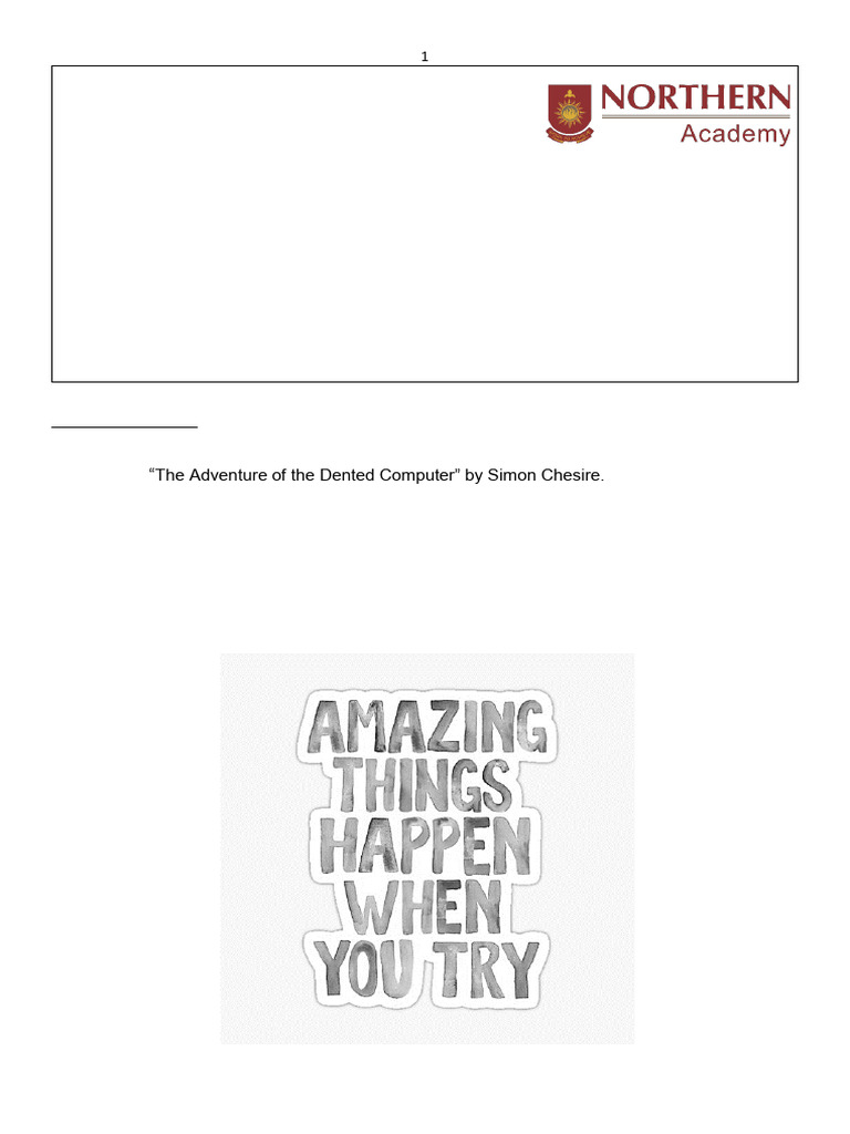 Grade 8 Prepared Reading Task | PDF