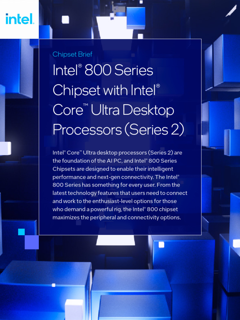 intel-800-series-chipset-brief-public | PDF | Intel | Wi Fi