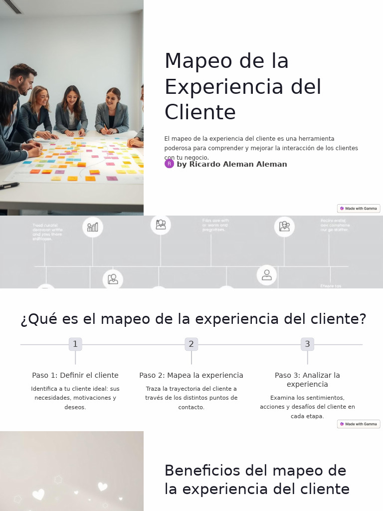 Mapeo de la Experiencia del Cliente | PDF | Cliente | Business