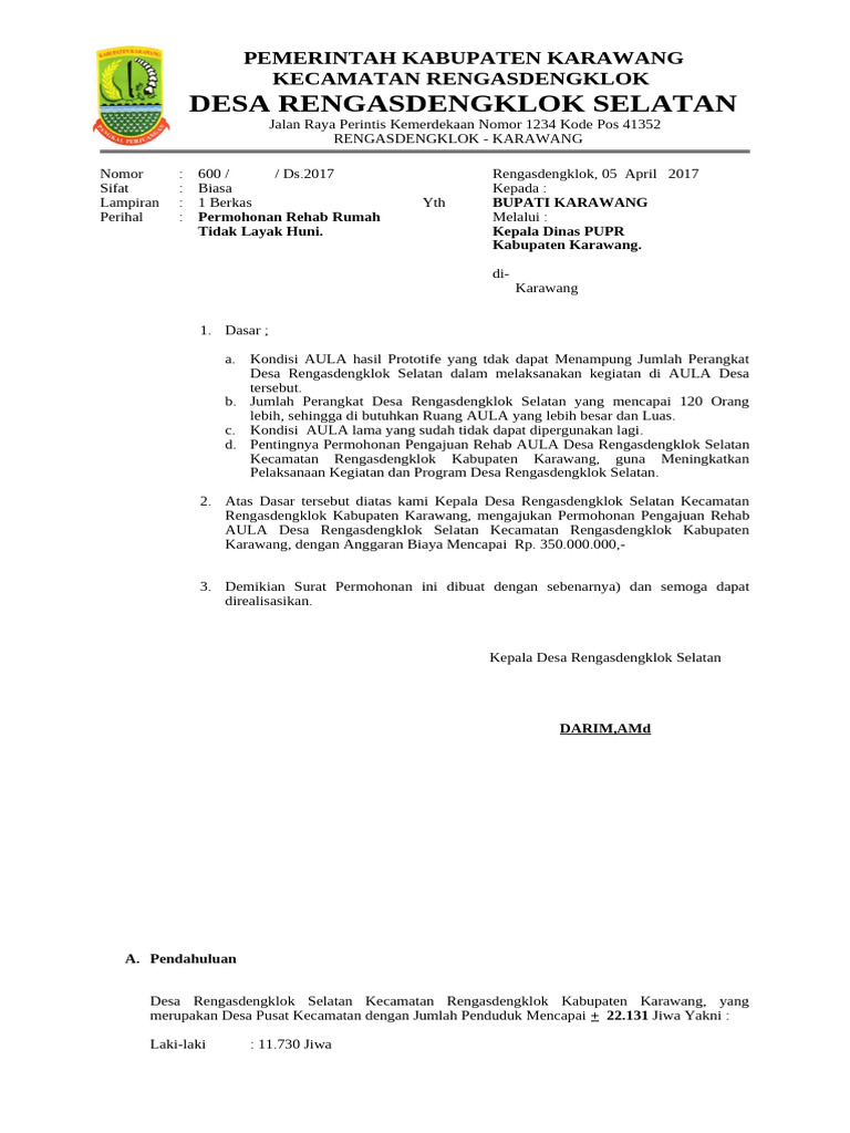 Proposal Rutilahu New | PDF