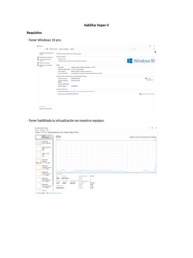 Maquina Virtuales en Hyper-V | PDF | Máquina virtual | Hyper V