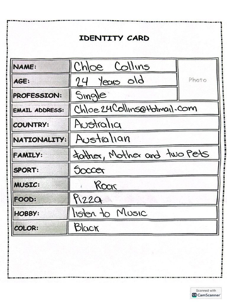 Indentify Card | PDF