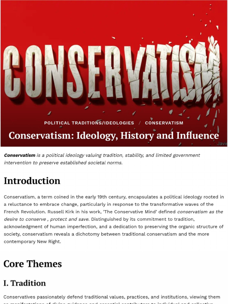 Conservatism | PDF