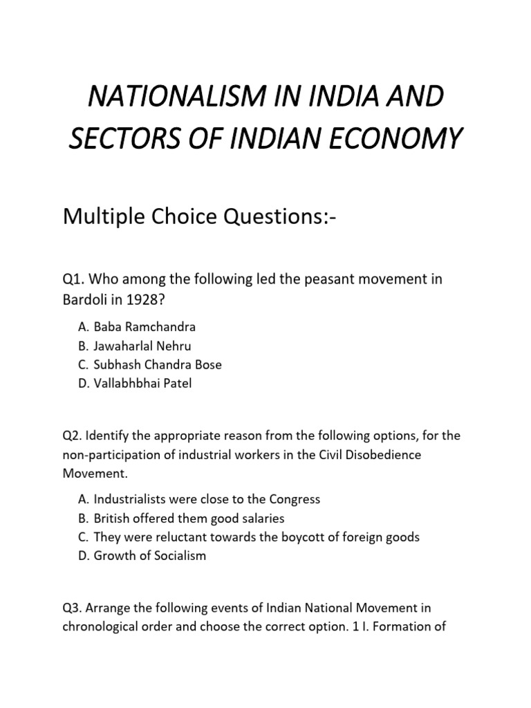 Key Concepts in Indian Nationalism | PDF | British Raj | Mahatma Gandhi