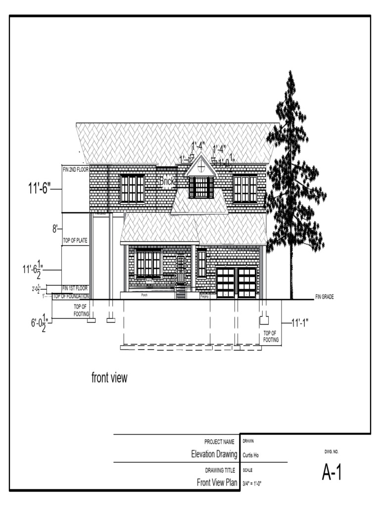 Elevation Front View | PDF