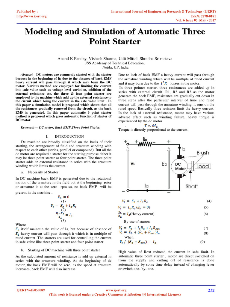 Modeling_and_Simulation_of_Automatic_Thr | PDF | Electric Motor | Electrodynamics
