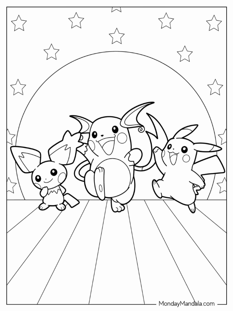 Pichu Raichu and Pikachu Dancing | PDF