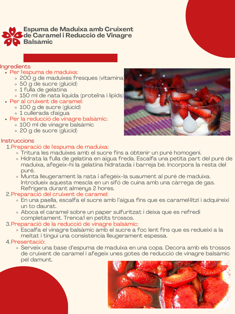 Tasca Final Recepta | PDF