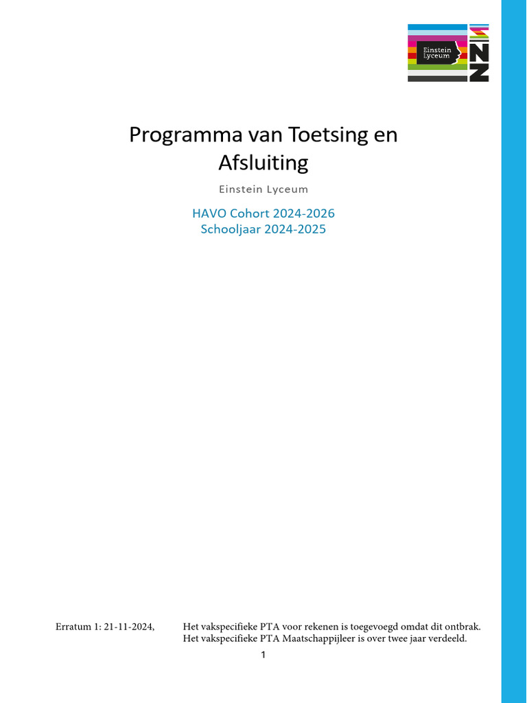 pta-havo-cohort-2024-2026-definitief-erratum-1 | PDF