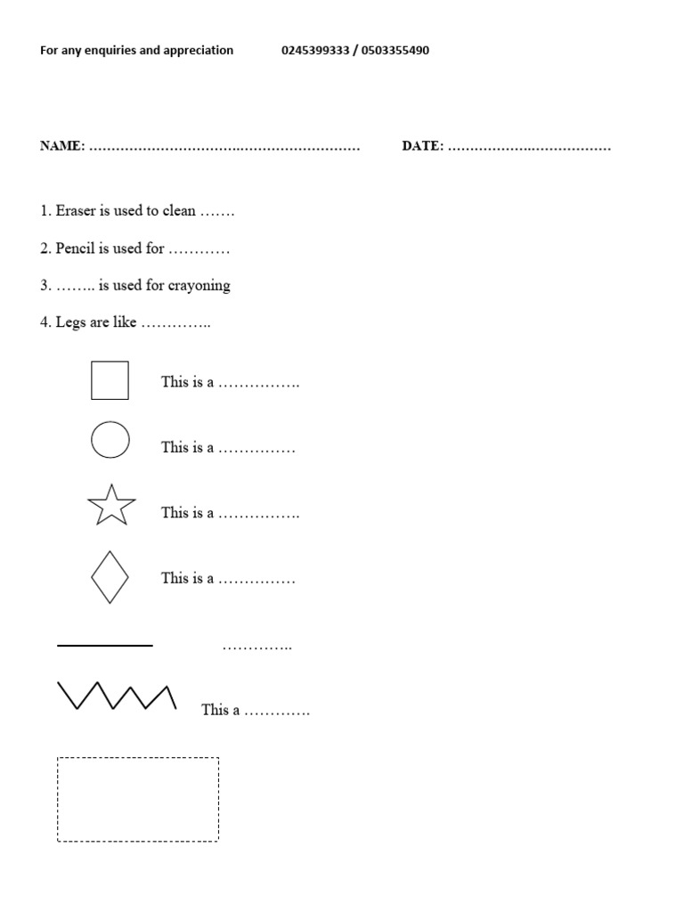 KG2 Creative Arts Mid-Term Exam 2022 | PDF