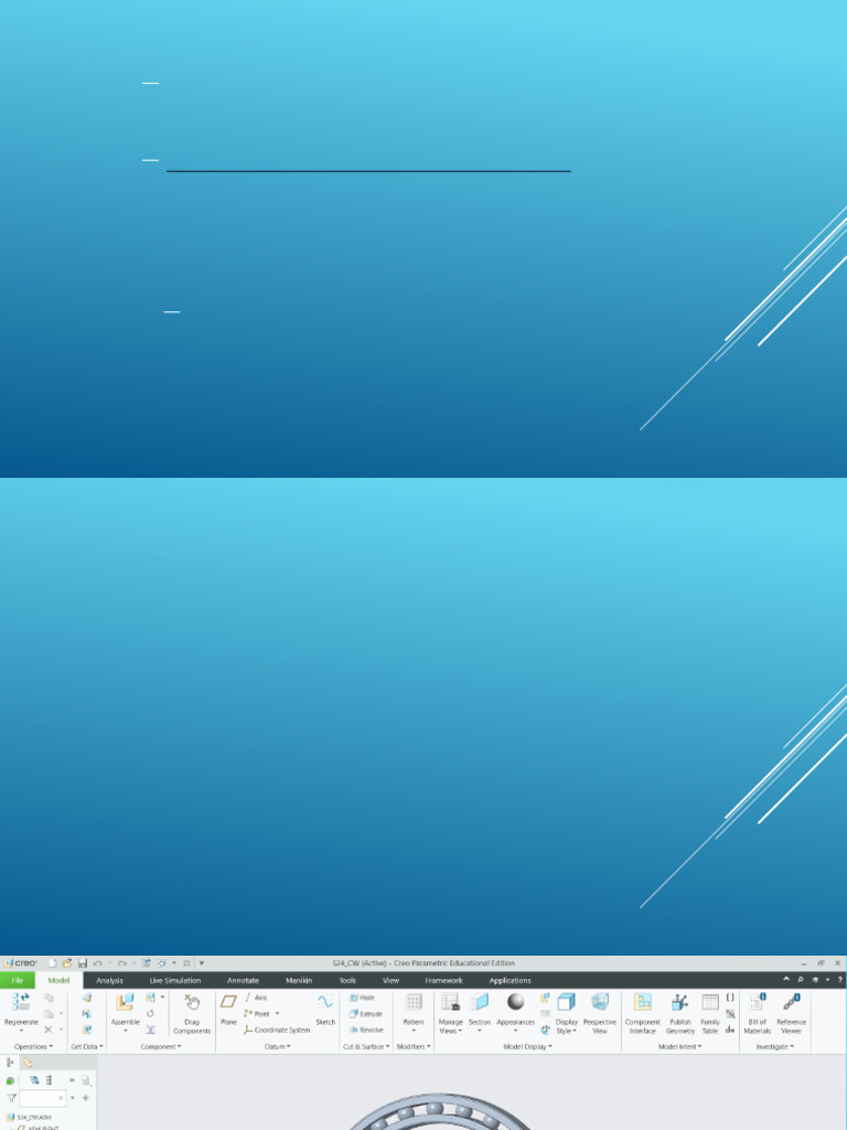 Deepak Prajapat - Session 24 - Creo - CAD-CAE Intern | PDF