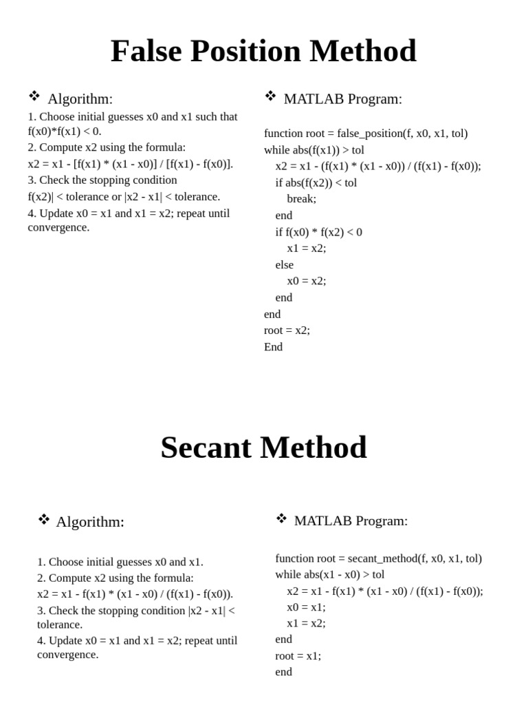Numerical Methods (1) | PDF | Mathematical Logic | Algorithms Numerical Methods (1) | PDF | Mathematical Logic | Algorithms
