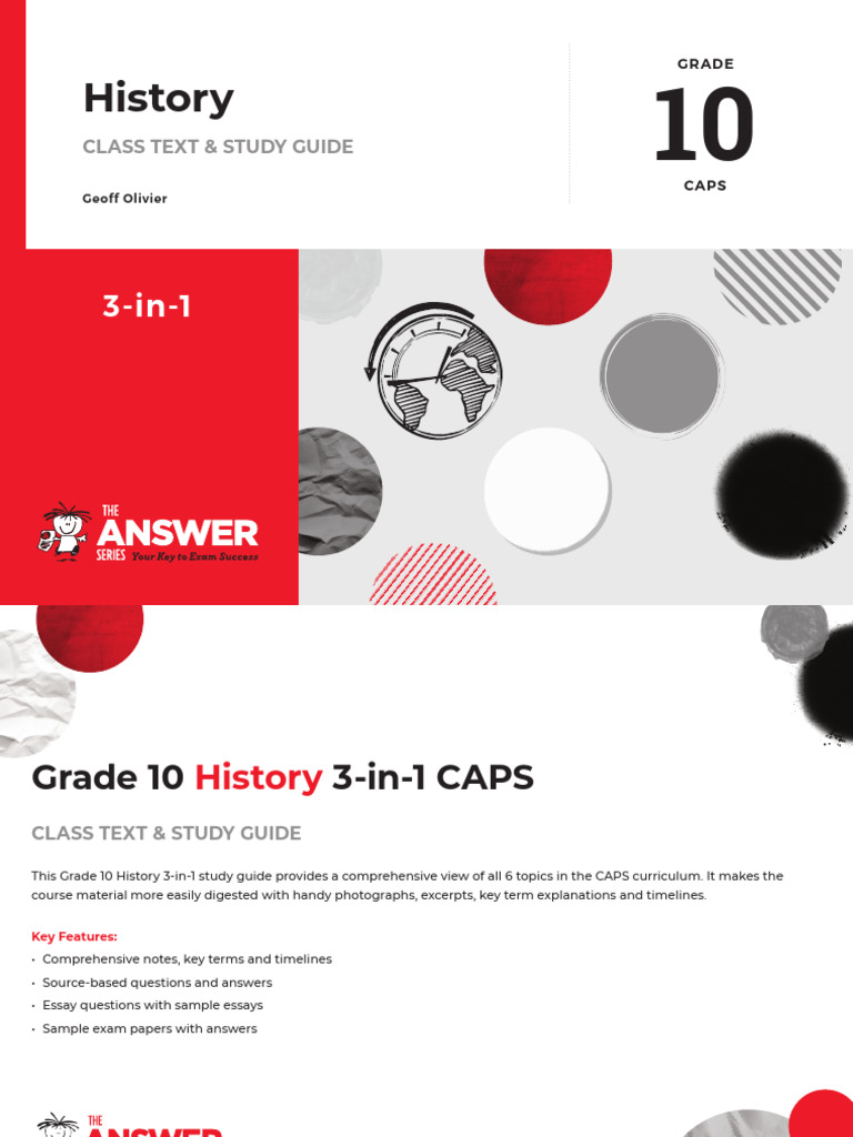 Grade 10 History CAPS Study Guide | PDF