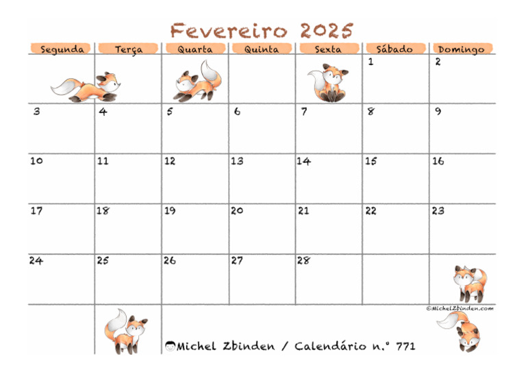 Calendario Michel Zbinden | PDF