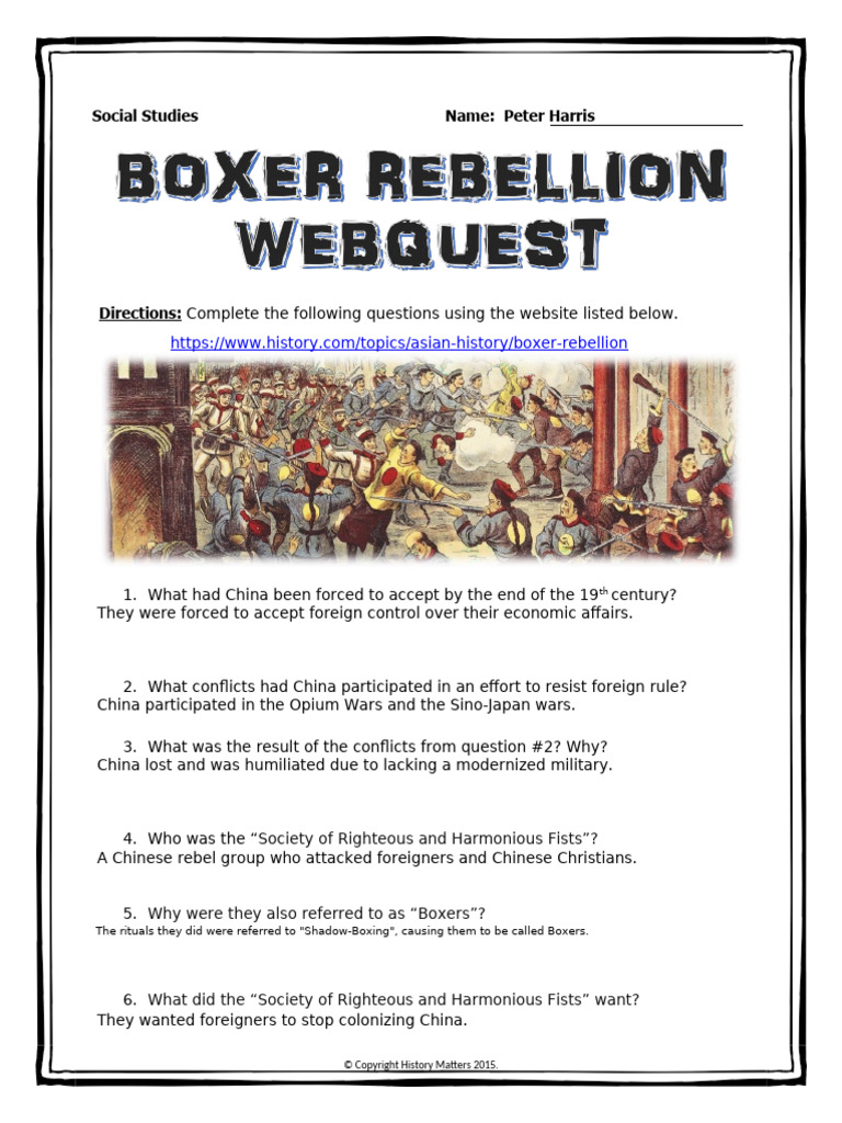 Boxer Rebellion | PDF