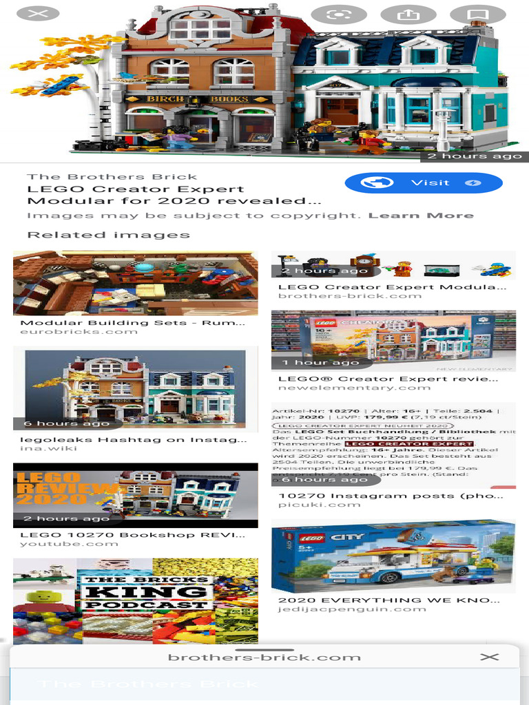 2020 Lego 10270 - Google Search | PDF