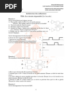 TD1 - EN Les Bascules Corrigé | PDF | Circuit électronique | Circuit intégré
