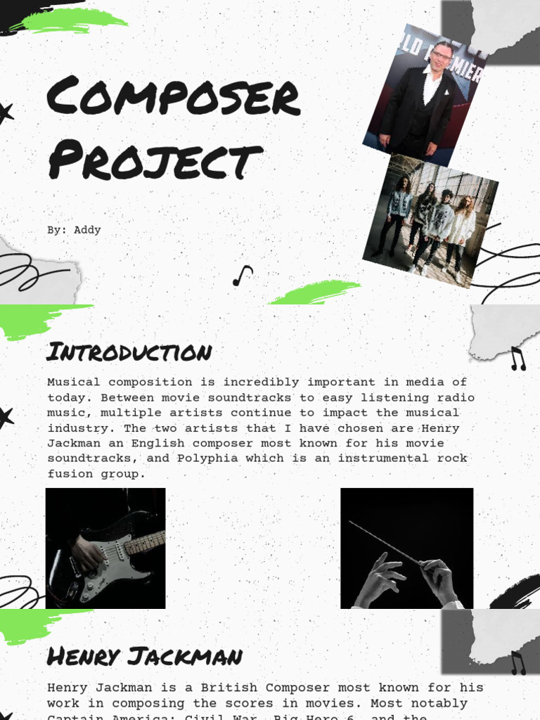 Composer Project On Henry Jackman and Polyphia | PDF | Entertainment ...