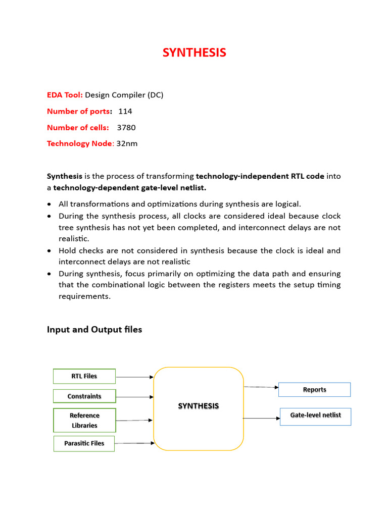 synthesis | PDF | Logic Synthesis | Electronic Engineering