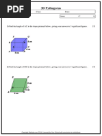 3D Pythagoras Questions and Answers | PDF | Euclidean Plane Geometry ...