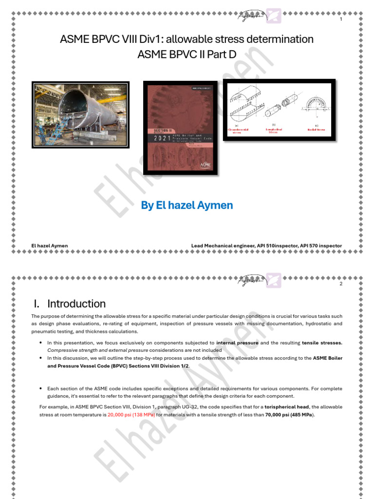 ASME BPVC Allowable Stress Guide | PDF | Physical Sciences | Mechanical ...