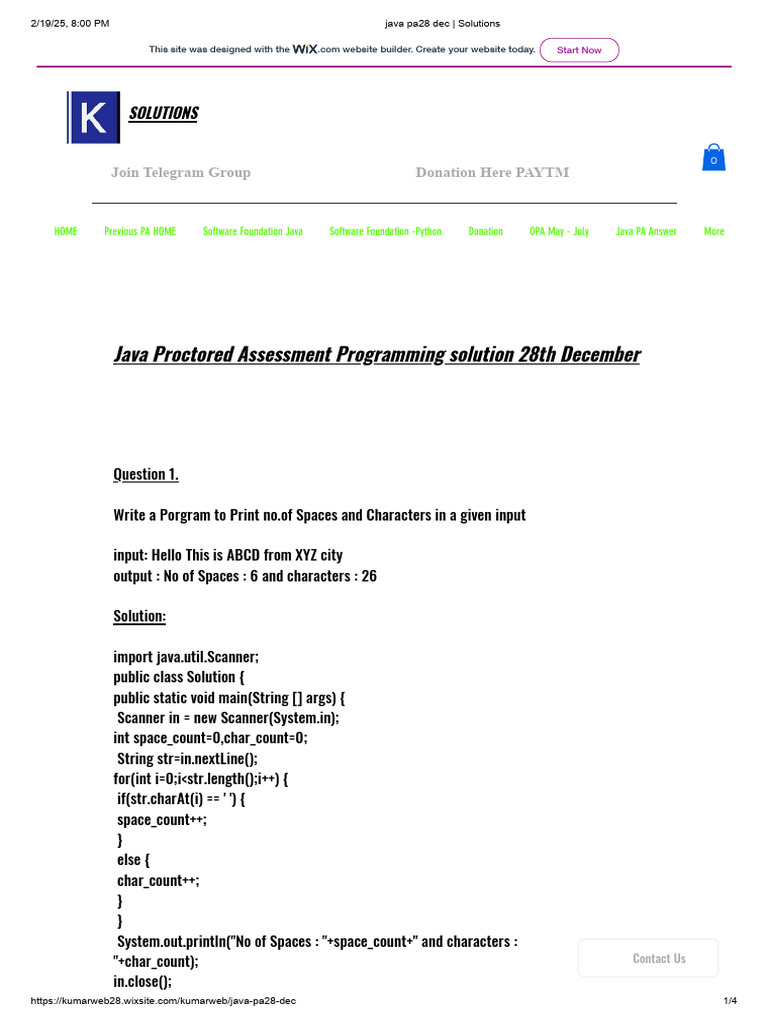 java pa28 dec _ Solutions | PDF | Systems Engineering | Control Flow