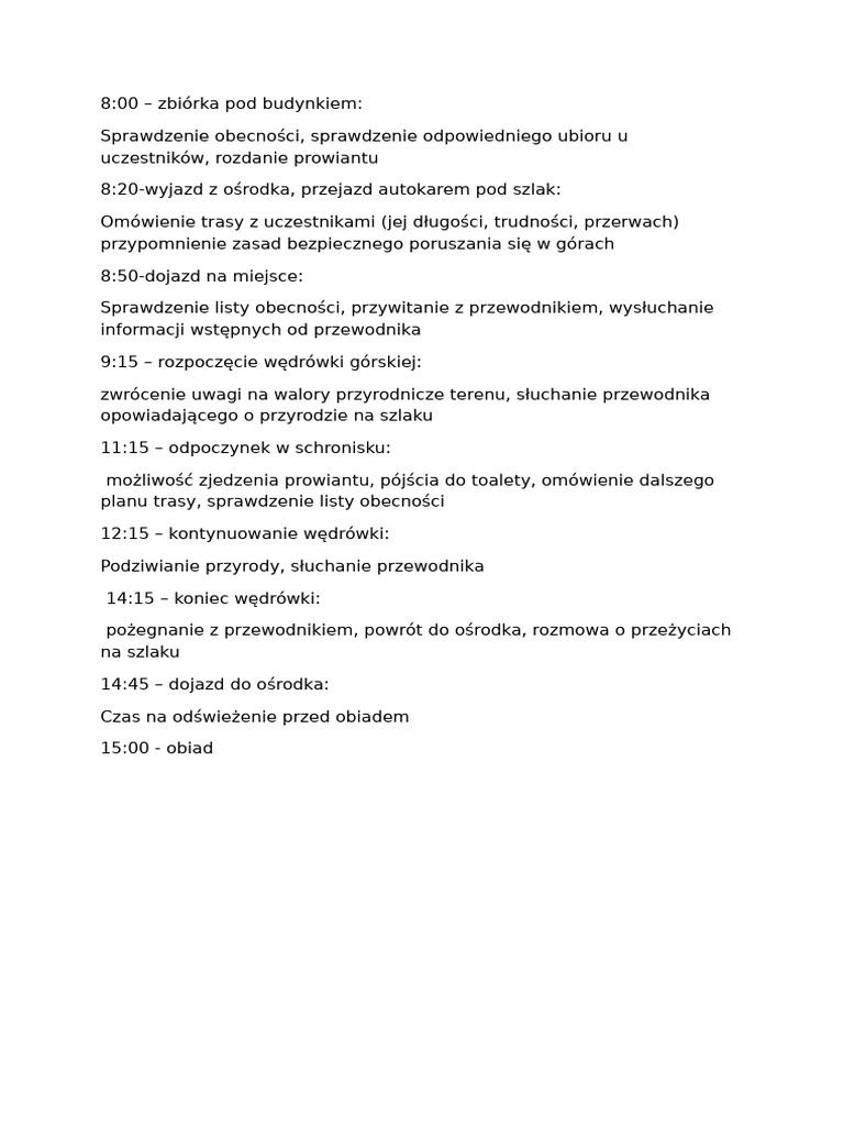 Zad 6 Kurs Animatora | PDF