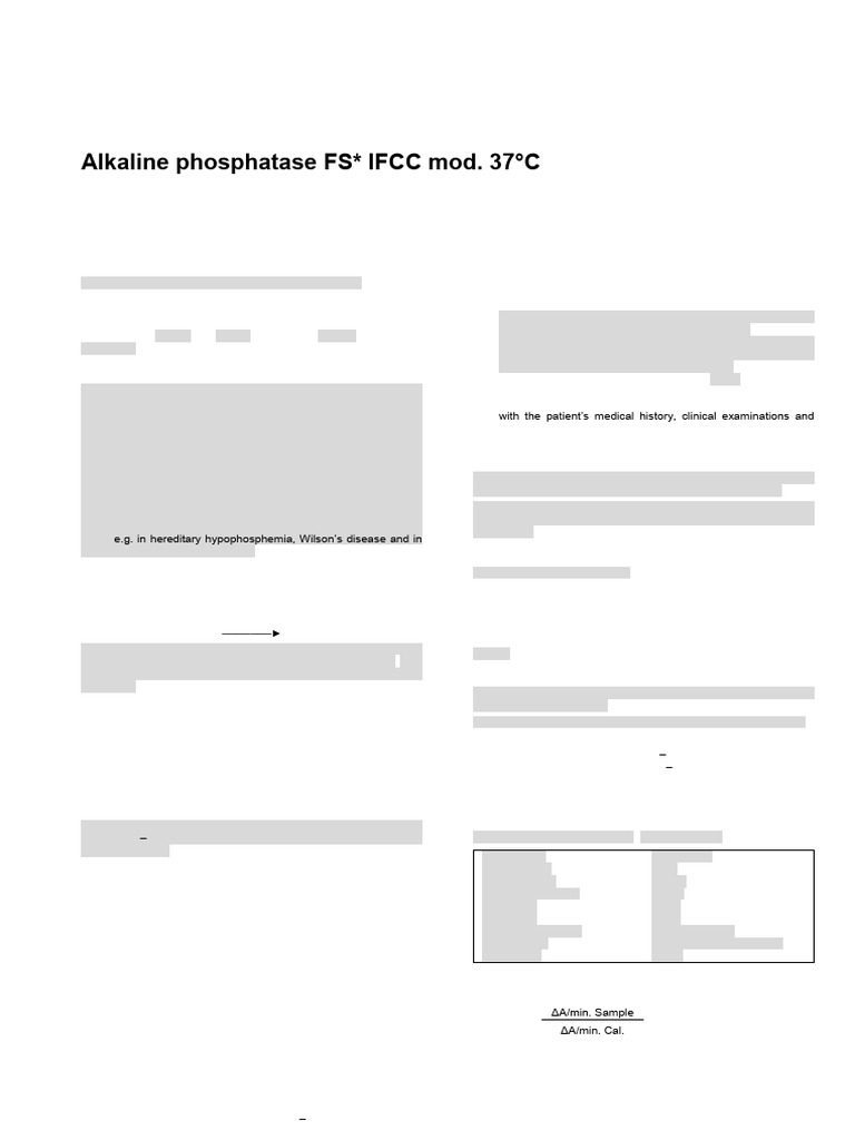 PI - BX-3010 Reagents Alkaline Phosphatase FS IFCC - V3 | PDF ...